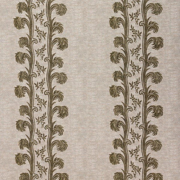Plume Stripe Wallpaper / Bark - Inchyra
