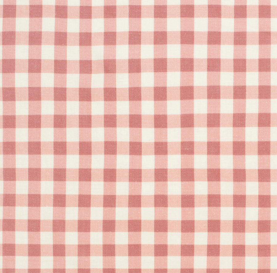 Vintage Check Linen / Raspberry - Inchyra